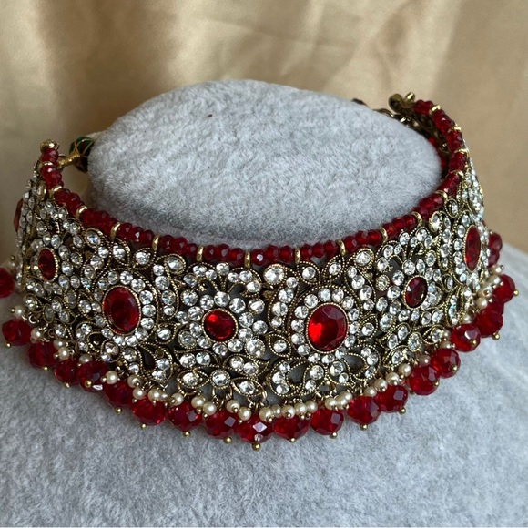 Sokora Jewels | Jewelry | Sokora Jewels Full Red Bridal Indian Jewelry ...
